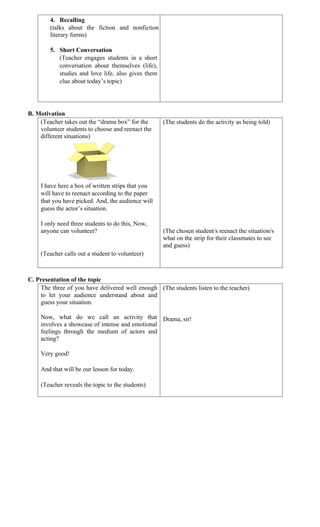 drama lesson plan Elements of drama.docx