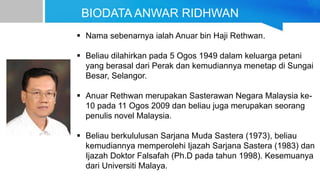 Drama melayu anwar ridhwan | PPT