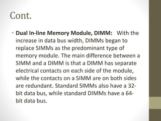 Dram and its types | PPTX