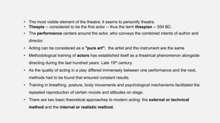 Drama performance | PPT