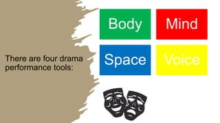 Drama performance tools by Anderson La Barrie | PPTX