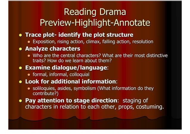 Drama Plot Structure | PDF