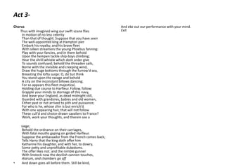 Prologues in Shakespeare | PPTX | Drama | Genres