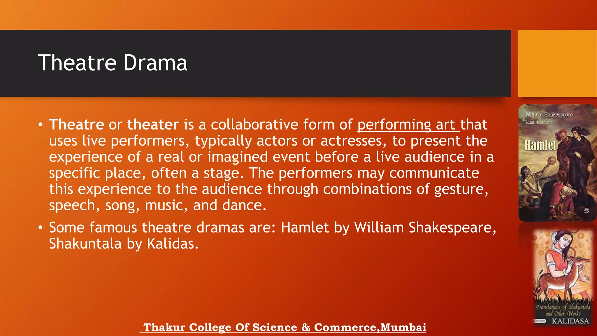 DRAMA PRODUCTION | PPTX