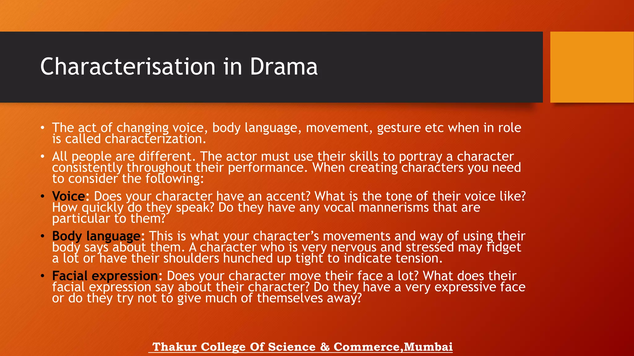 DRAMA PRODUCTION | PPTX