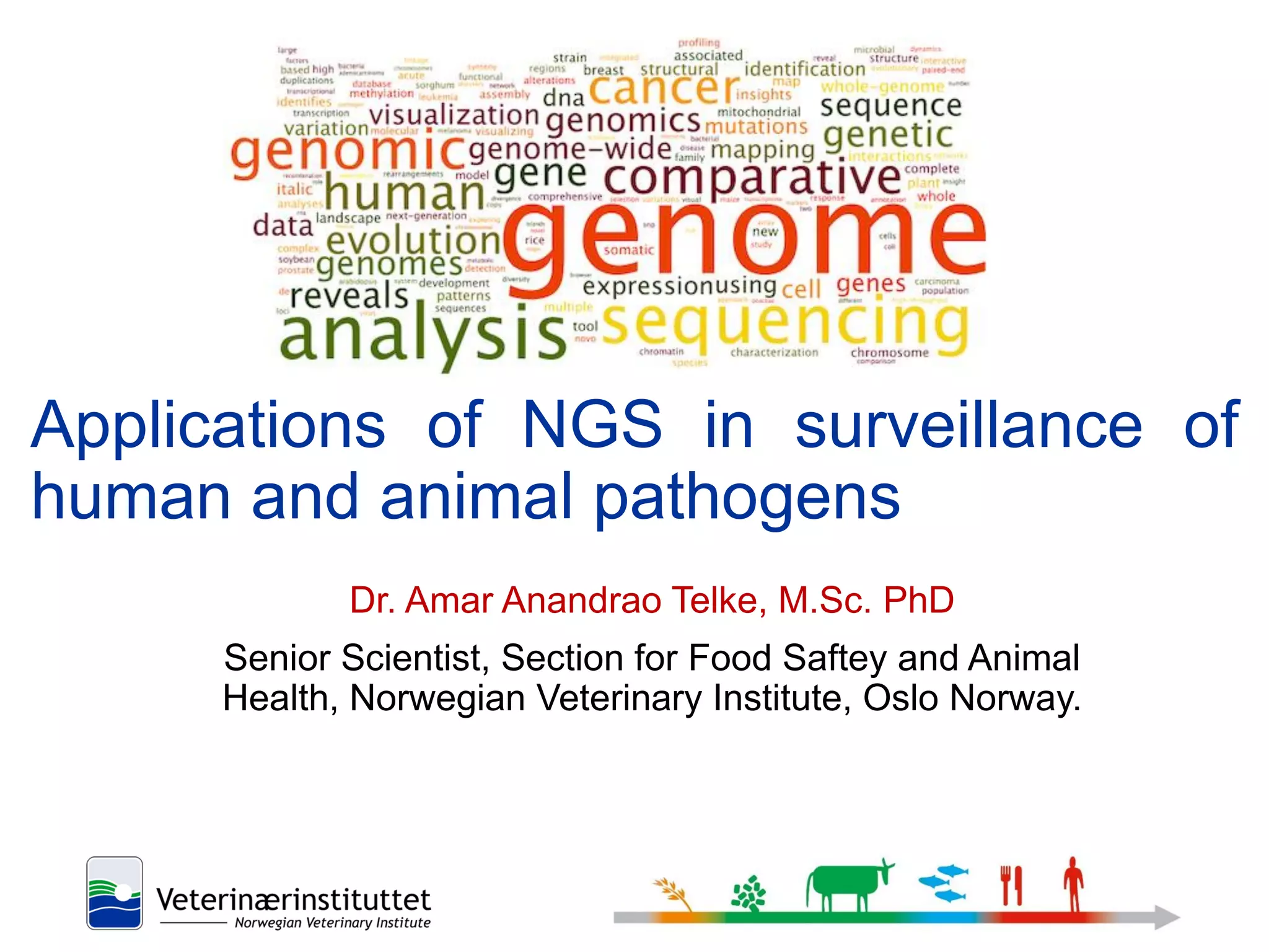 Applications of NGS in surveillance of human and animal pathogens | PPT