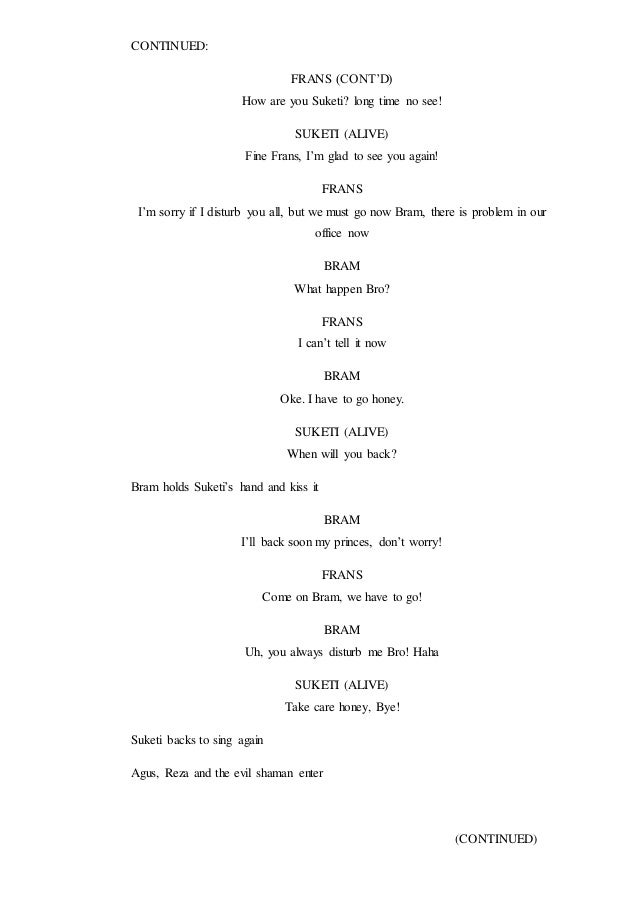 Drama Horror Comedy Script