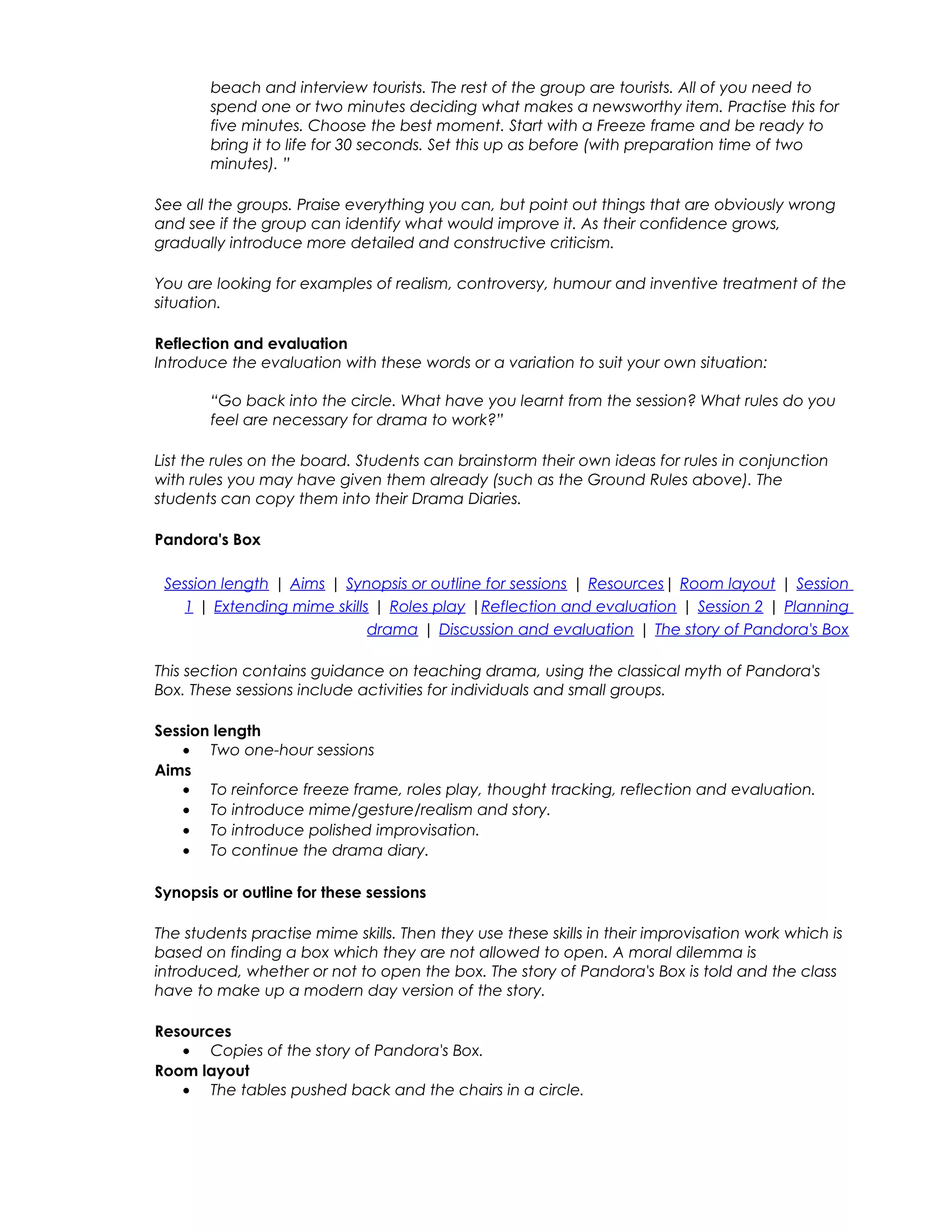 Drama techniques and activities 46 pages | PDF