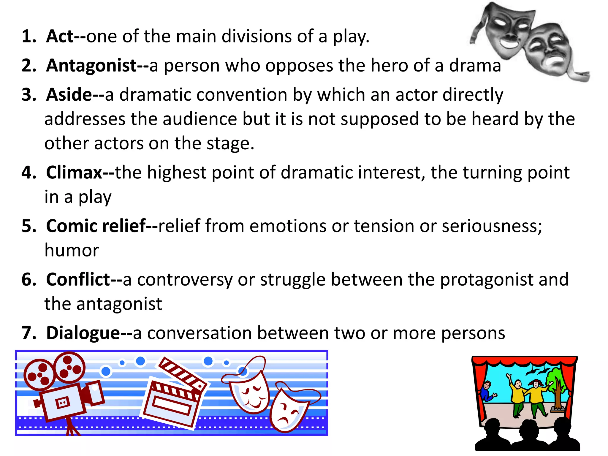 Drama terms | PPTX