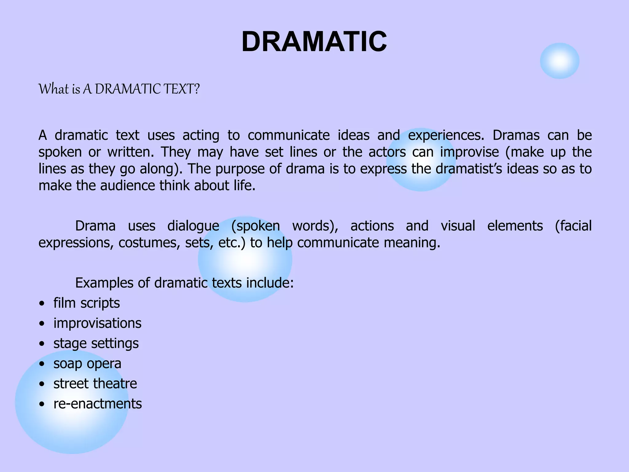 DRAMATIC.ppt