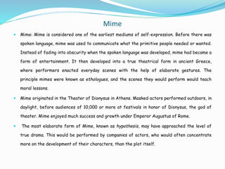 Dramatic devices & techniques | PPTX