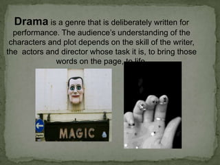 Dramatic Features of a Play. | PPTX