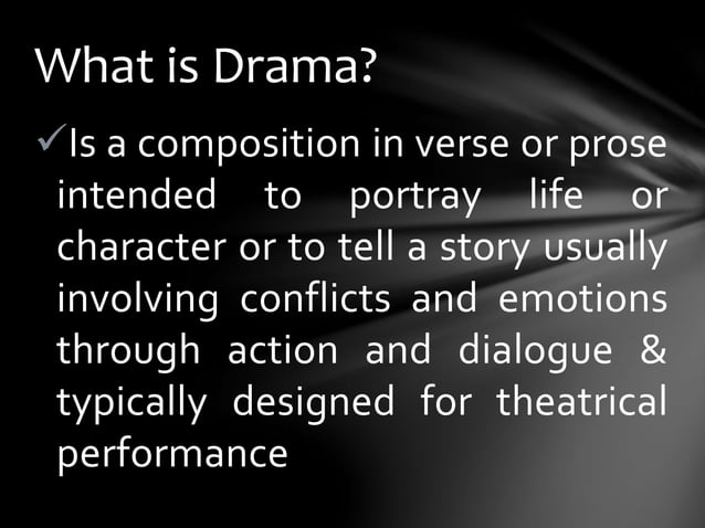 Dramatic interpretation | PPTX | Theater | Fine Art