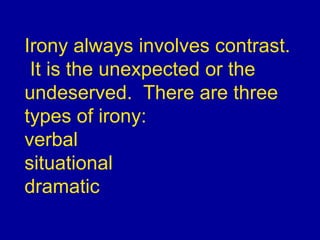 Dramatic Irony | PPT