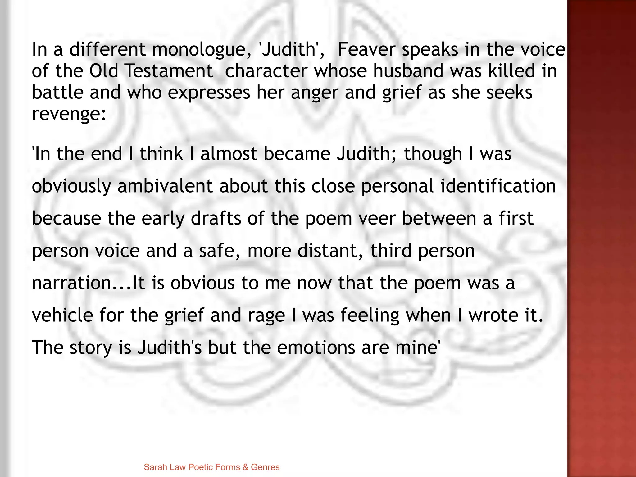 Dramatic monologue | PPTX