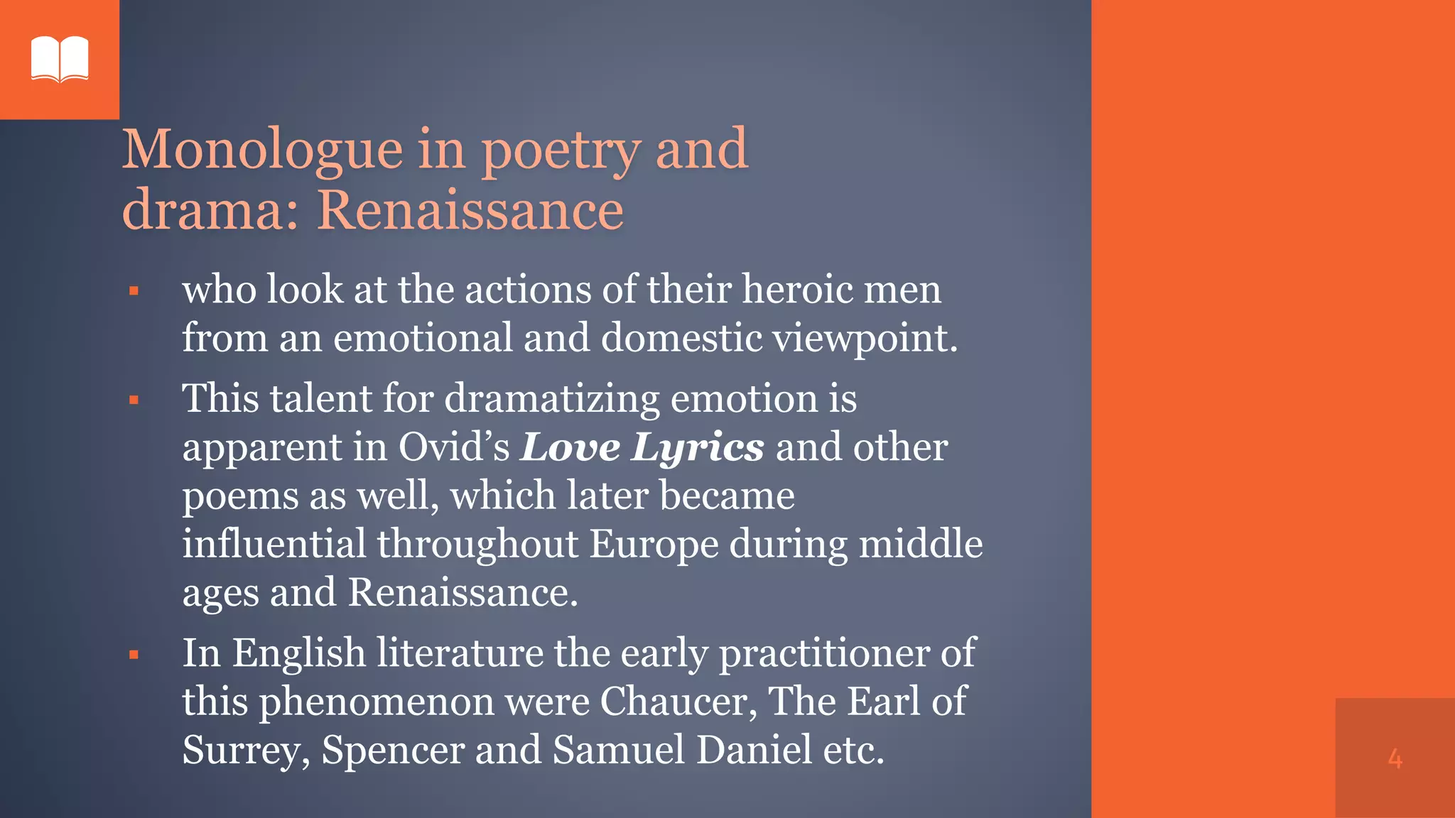 Dramatic monologue | PPTX