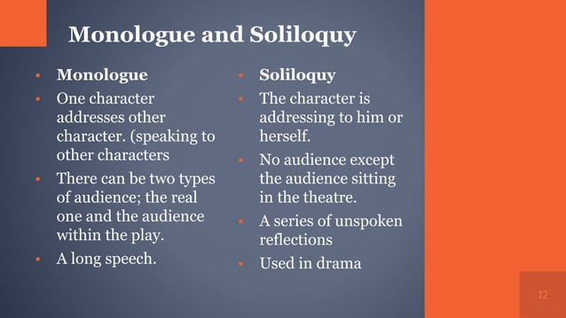 Dramatic monologue | PPTX