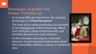 Dramatic monologue | PPTX