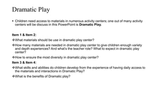 Dramatic play | PPTX