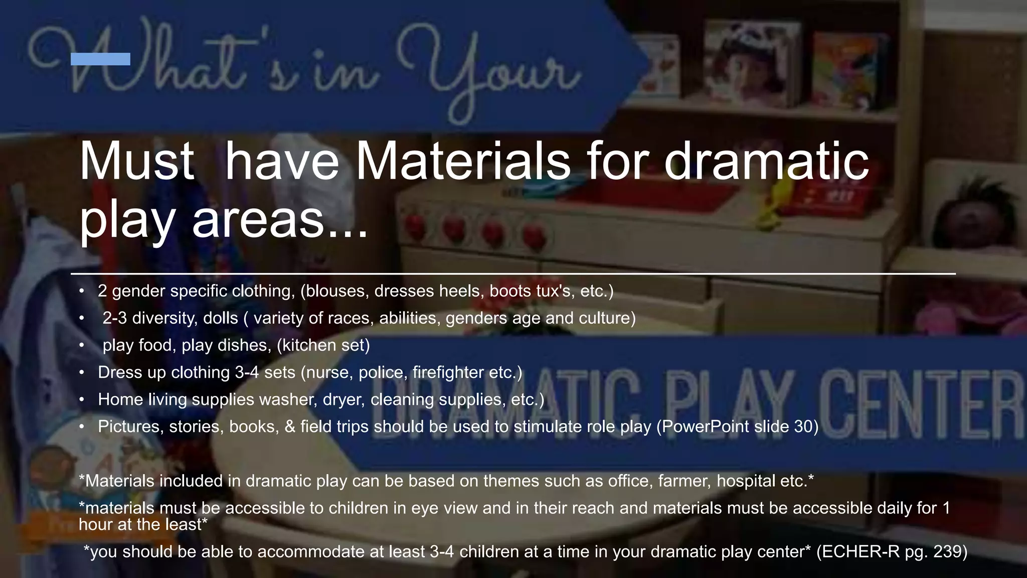 Dramatic play | PPTX