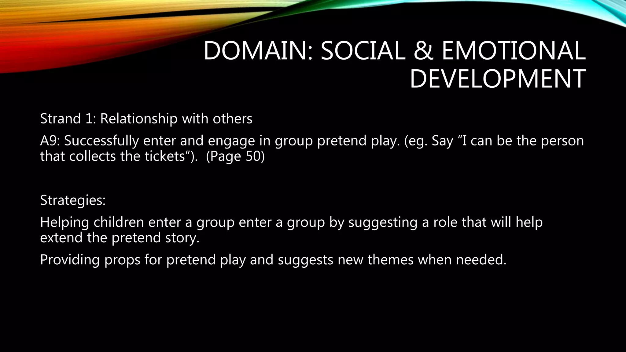 Dramatic Play by Anitra | PPT