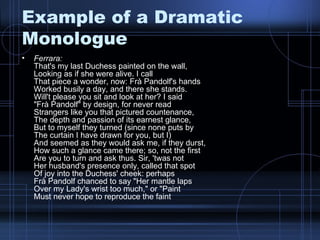 Dramatic poetry | PPT
