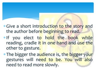 Dramatic reading | PPTX