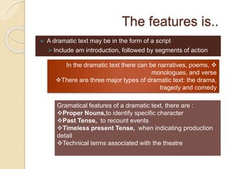 Dramatic text | PPTX