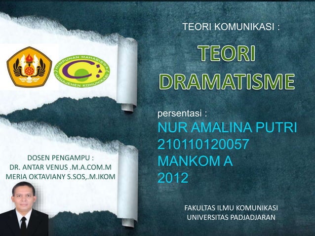 Dramatism Theory | PPT