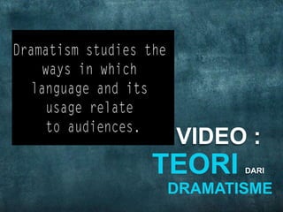 Dramatism Theory | PPT
