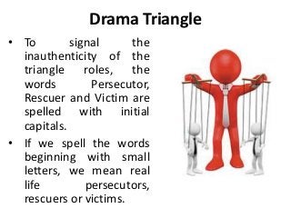 Drama triangle - Transactional Analysis | PPTX