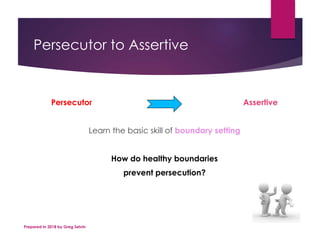 Breaking out of the Drama Triangle | PPTX