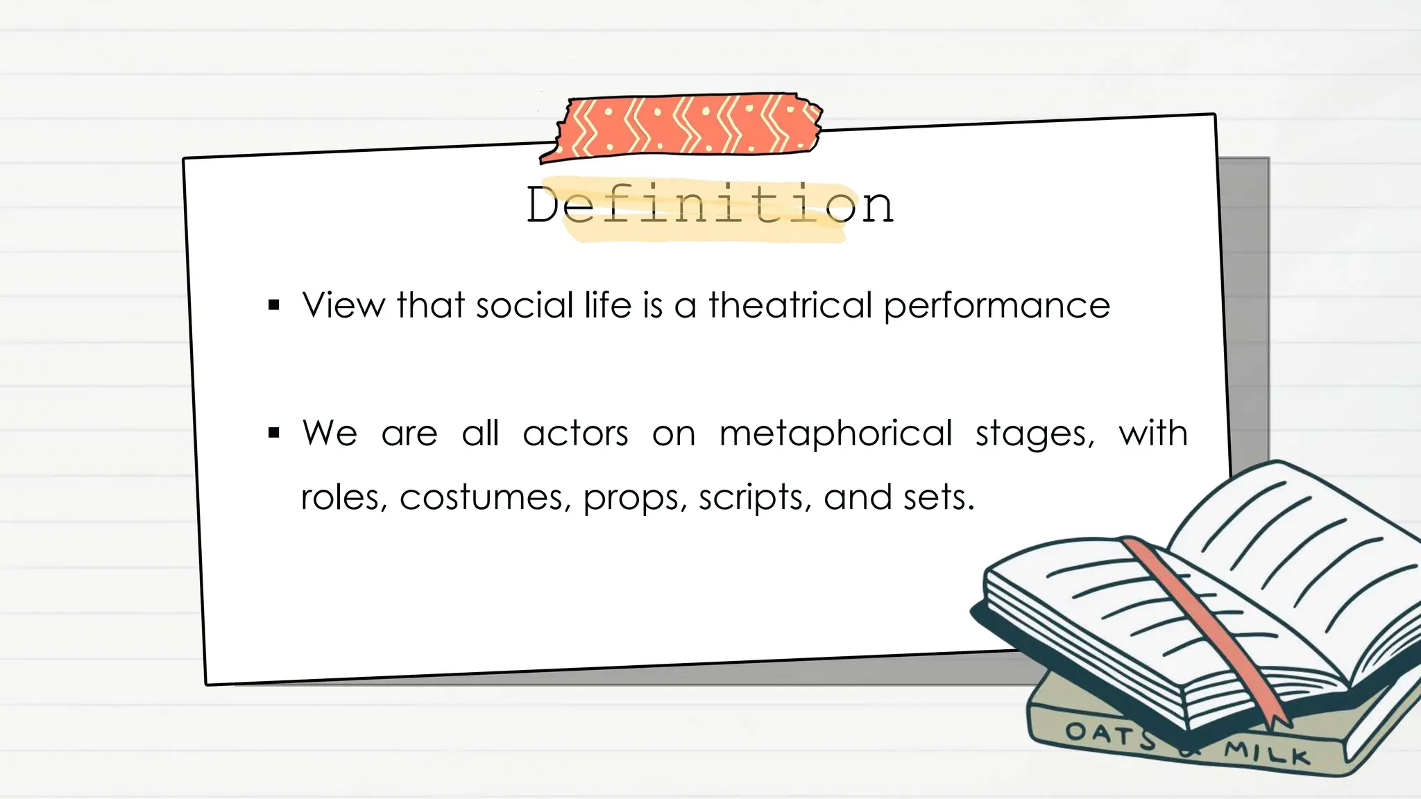 DRAMATURGICAL-THEORY.pptx (People are giving a performance, showing one ...