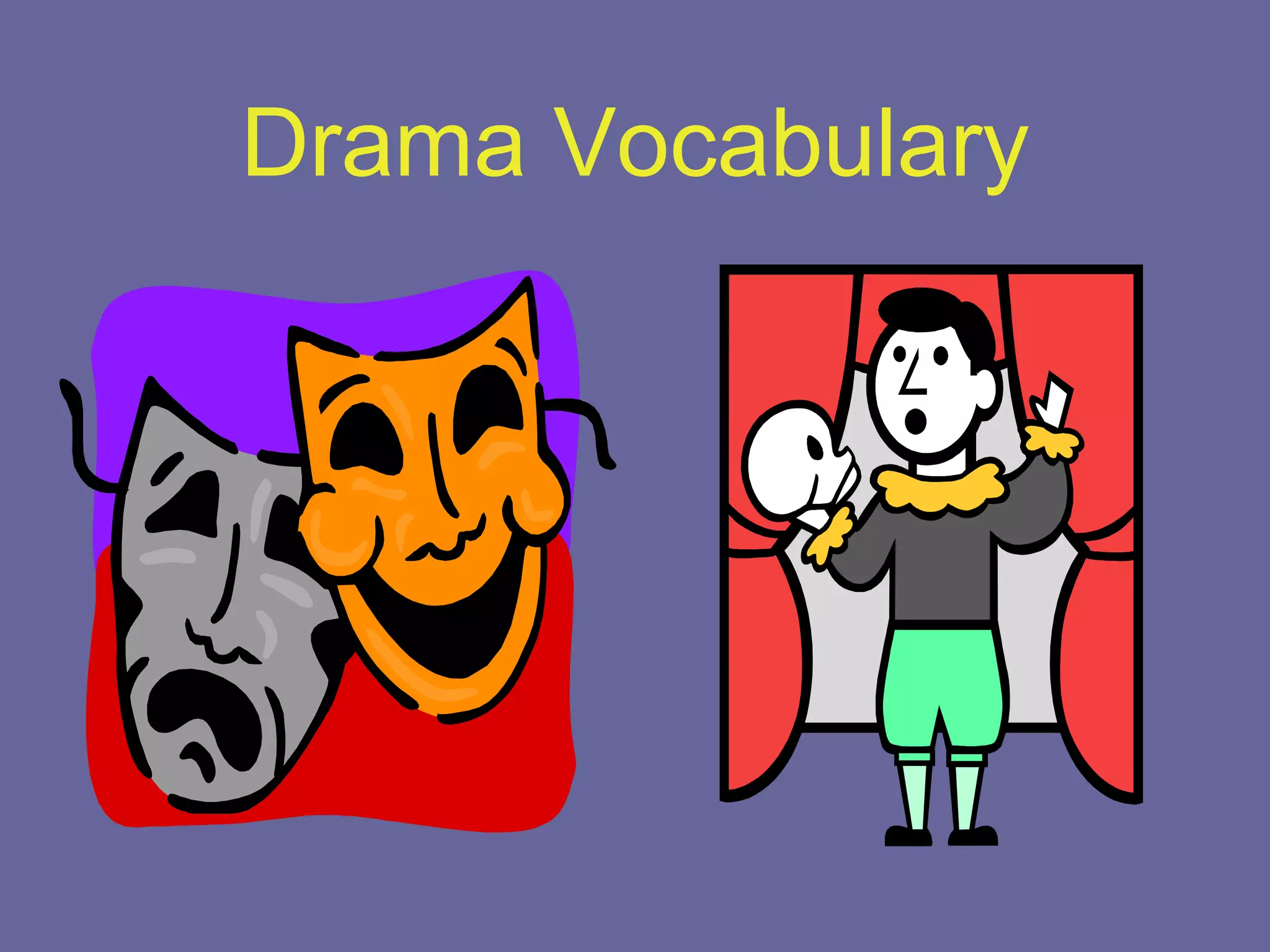 Drama vocabulary | PPT