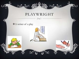 Drama vocabulary ppt and test | PPTX