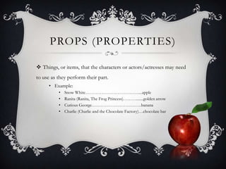 Drama vocabulary ppt and test | PPTX