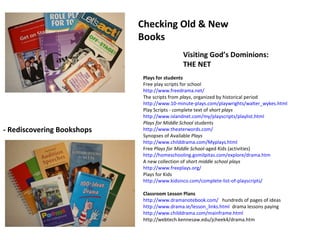 Drama workshop 2013 | PPT