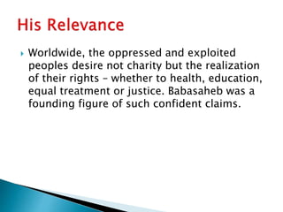 Dr ambedkar Philosophy- Educate, Agitate and Organize | PPTX