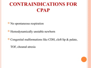 Non-invasive Ventilation (CPAP) in Newborns | PPT