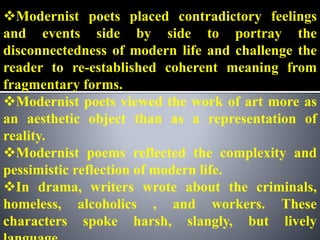 modernism | PPTX