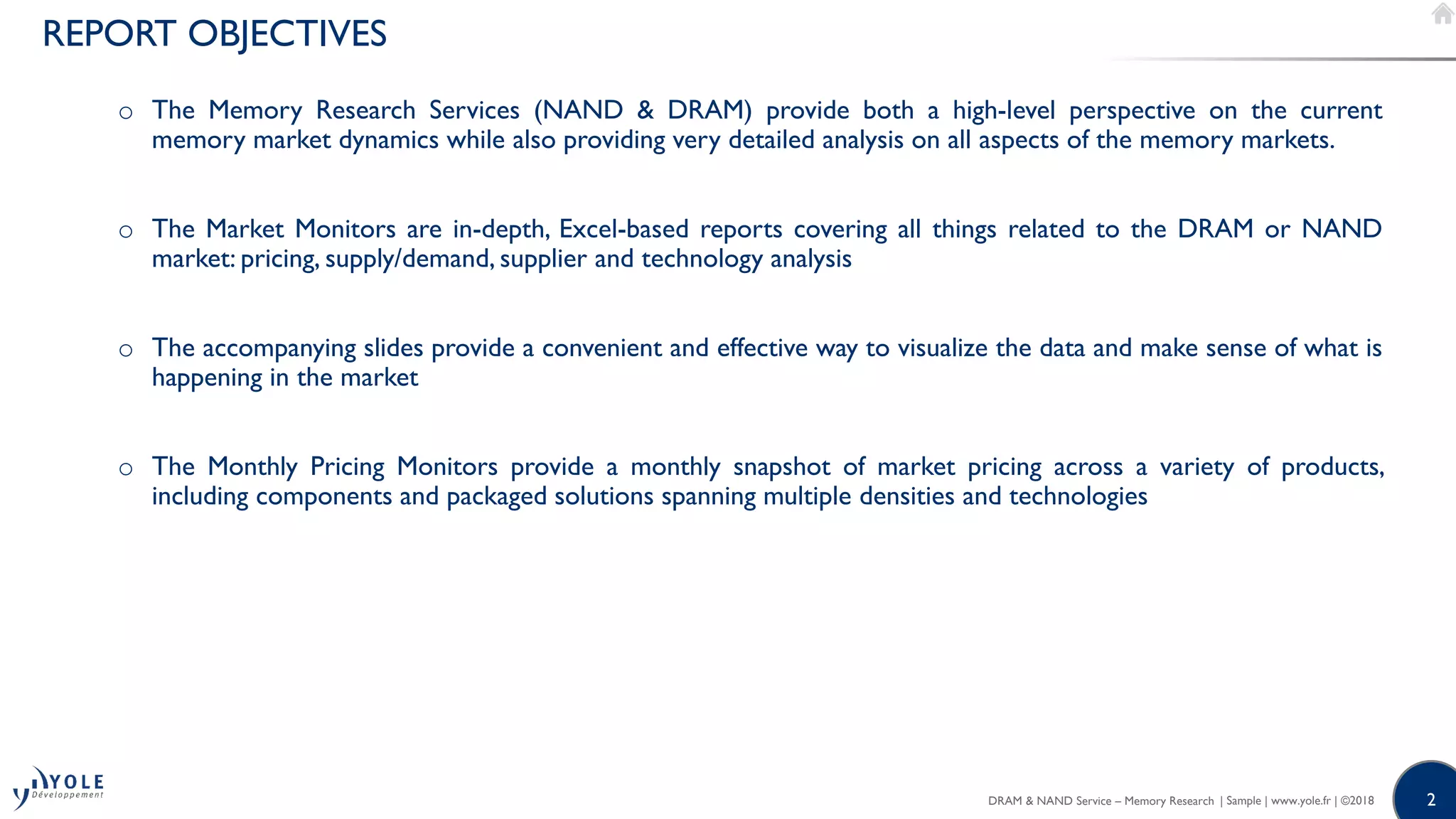 DRAM & NAND Service – Memory Research 2018 Reports by Yole ...