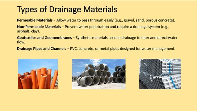 drainage system(types , applications , uses).pptx