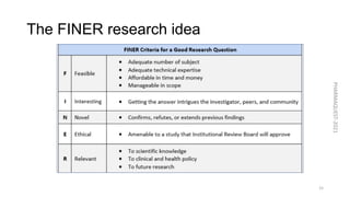 Research idea and execution | PDF