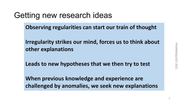 Research idea and execution | PPT