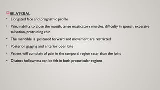 RECURRENT DISLOCATION OF TEMPOROMANDIBULAR JOINT | PPTX