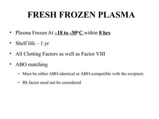 Dr Ankur Sharma Fresh frozen plasma CRYO PCC.pptx