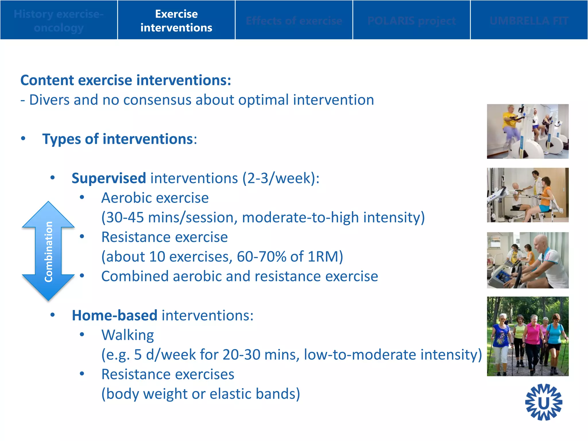Physical exercise interventions in cancer survivors: Effects and ...