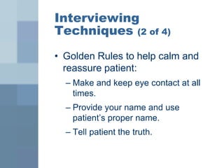 AETCOM PATIENT DOCTOR COMMUNICATION LECTURE. | PPT
