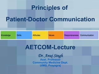 Dr Anuj AETCOM LECTURE COMMUNICATION Lect.ppt