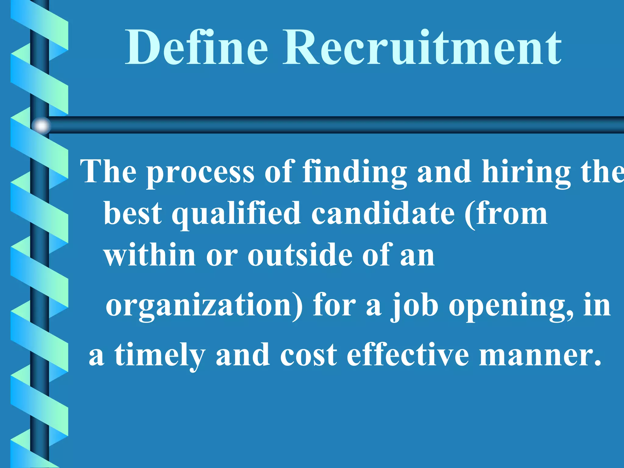 External Recruitment Process | PPTX
